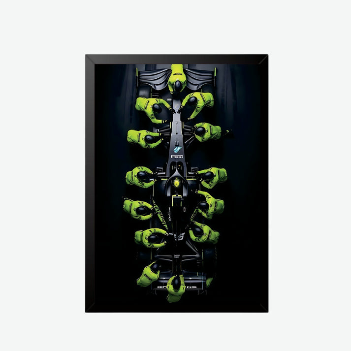 Formula 1 Pit Stop Teamwork Poster – Decor-eg